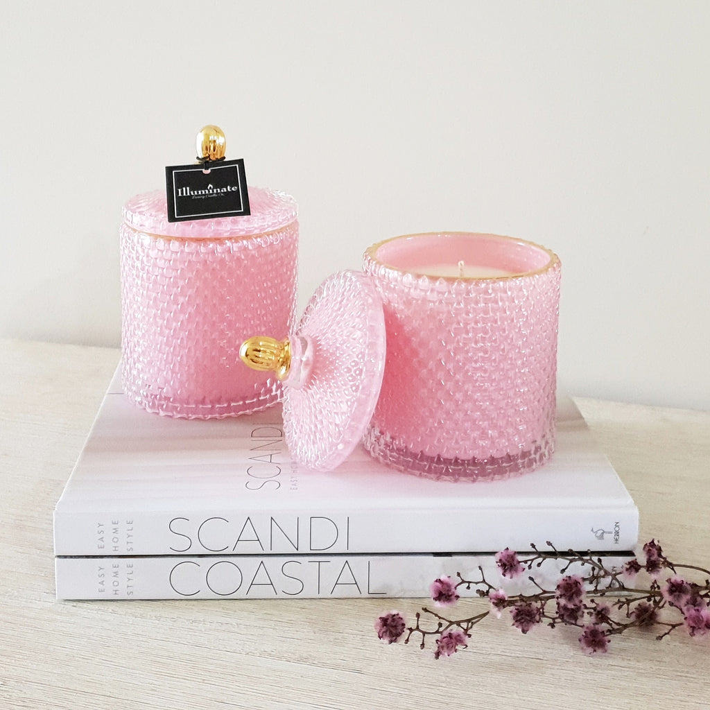 Raindrop Collection | Royal Pink – Illuminate Luxury Candle Co